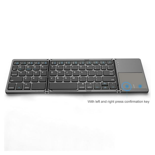 Teclado B033 Mini teclado plegable (B033 PLUS gris) | Bodega Aurrera en ...