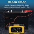 12V 7Amp Battery Smart Charger Maintainer for 12V 22AH SU1400X145 ...