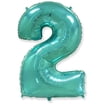 Giant Blue Number 4 Foil Balloon 34" - Walmart.com