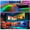 16Ft Rgb Flexible Led Strip Light 3528 Smd Remote Fairy Lights Room Tv ...