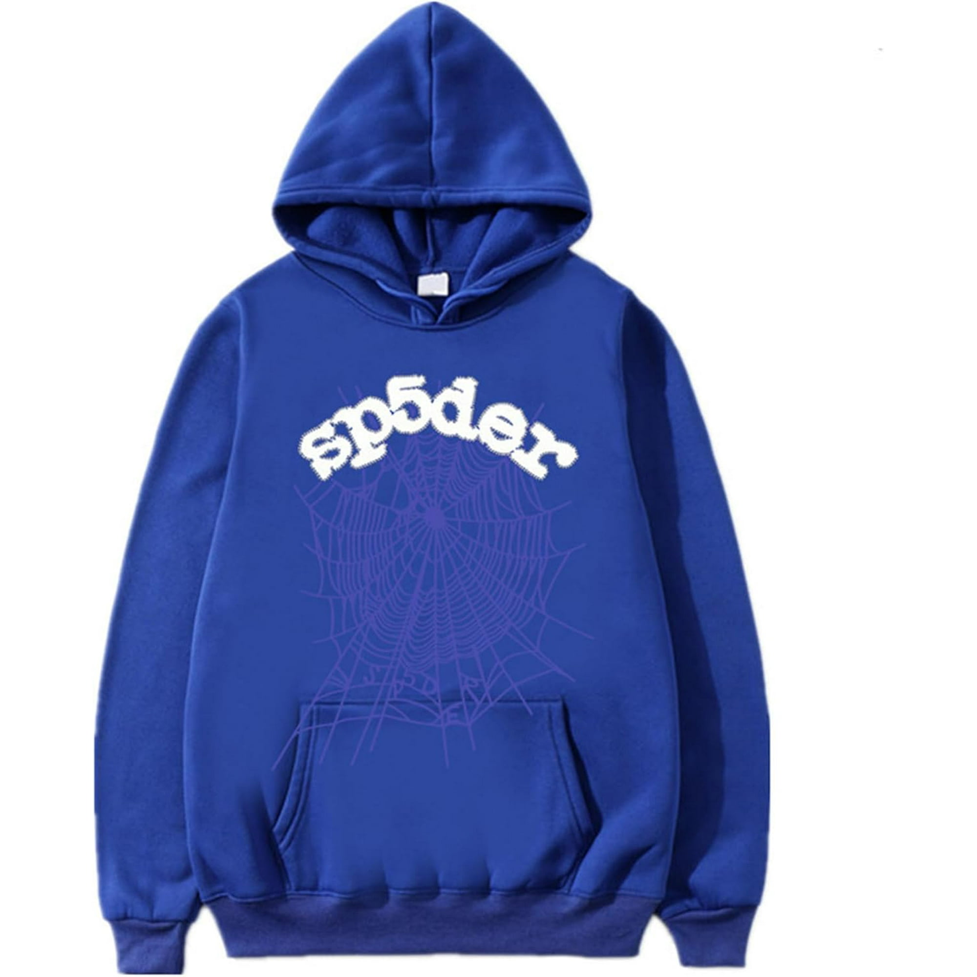 Click here for Sp5der Unisex Graphic Hoodie Spider Print Drawstri... prices