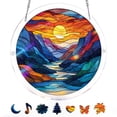 Creative 83-Piece Acrylic Puzzles Suncatcher Window Hanging, 7.4 Inch ...