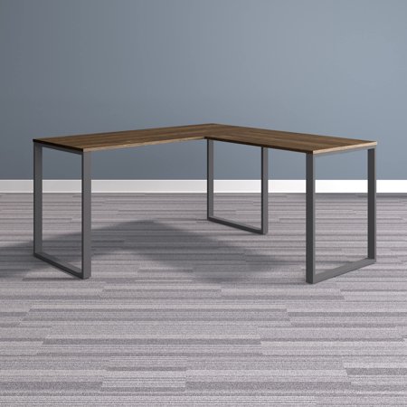 HON Basyx L-Shape Corner Computer Desk, L-Shaped, Gray | Walmart Canada