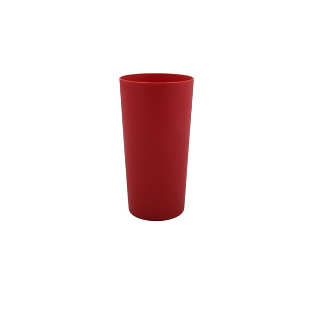 Mainstays - Red Round Plastic Tumbler, 26-Ounce - Walmart.com