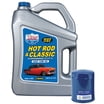 Lucas 10683 SAE 10W40/AC Delco PF1218 Hot Rod Oil Change Kit, 5Q ...