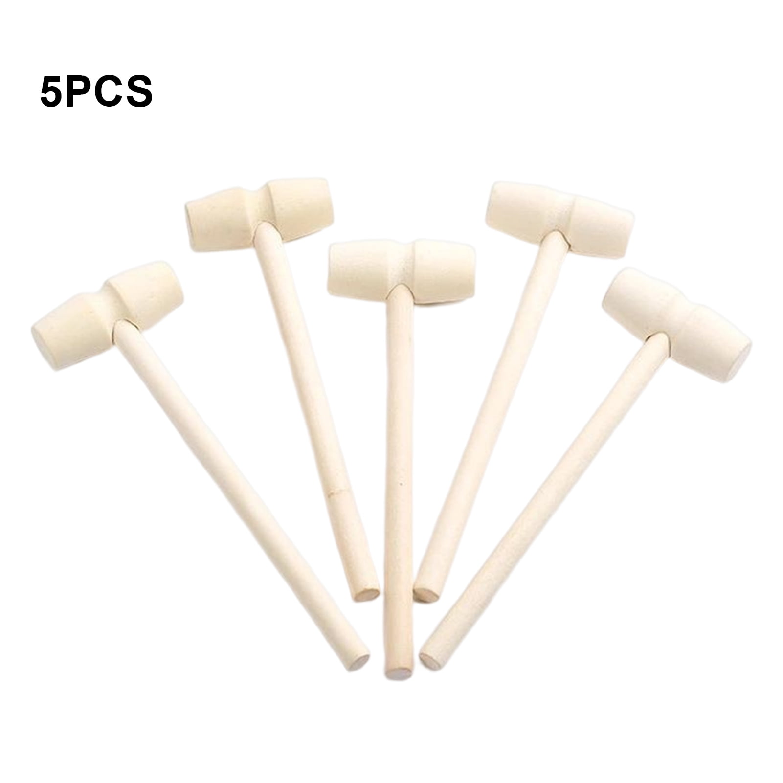 30 Pcs Wooden Hammers for Chocolate Mini Breakable Heart Hammer Wood ...