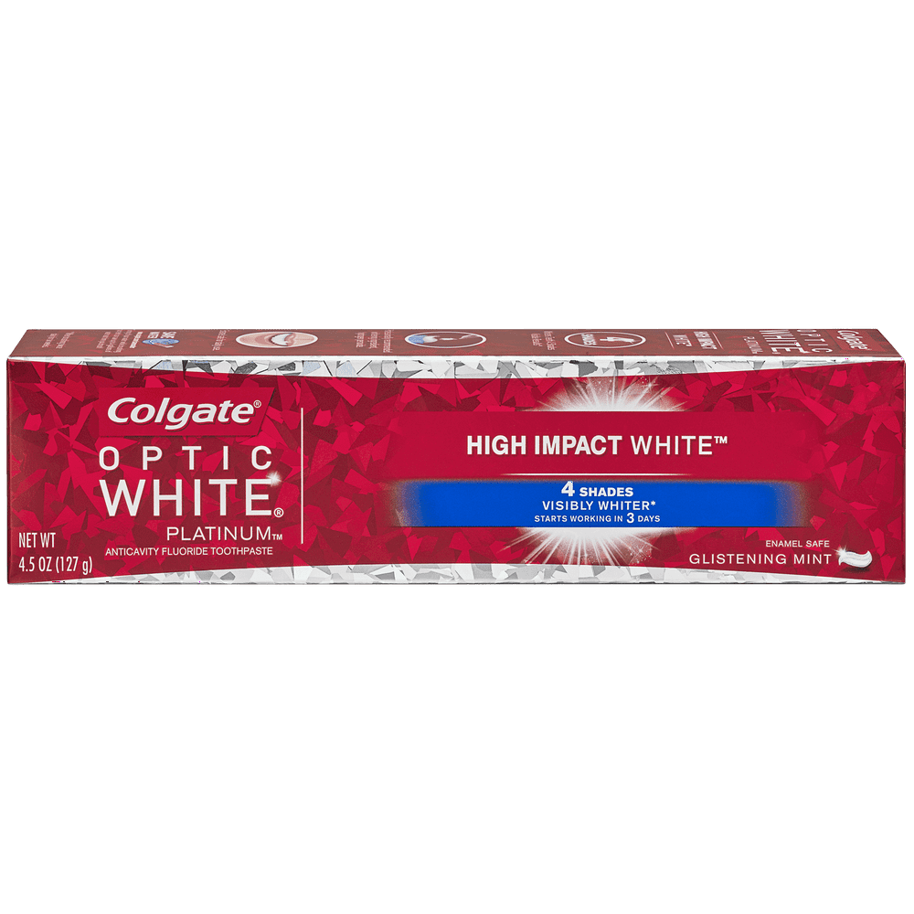 Colgate Optic White High Impact White Whitening Toothpaste - 4.5 oz ...