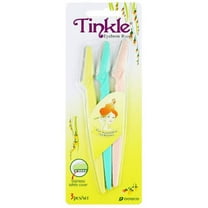 Dorco Tinkle Eyebrow Razor Set, 4 Packs with 3pcs Blades per Pack, Made ...
