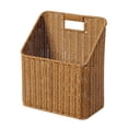 Wall Mount Plastic Woven Basket, Space Saving Hanging Shelf for ...