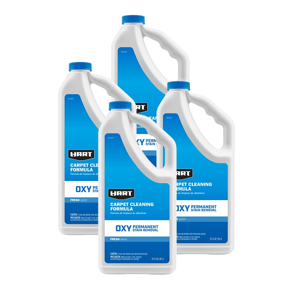 HART 32oz Oxy Carpet Spot Cleaner Formula (4-Pack) - Walmart.com