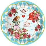 CC HOME Tea Party Tableware Set Serves 16 - Disposable Paper Plates ...