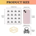 1 Set 8Pcs Plastic Waterproof Self-Adhesive Picture Stickers Round Dot ...