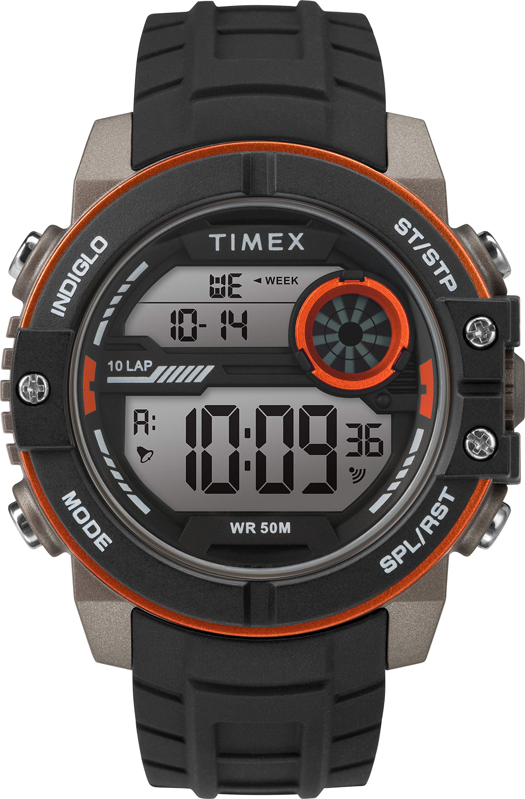 Timex DGTL Sphere Chrono Silicone Mens Watch TW5M34700 - Walmart.com