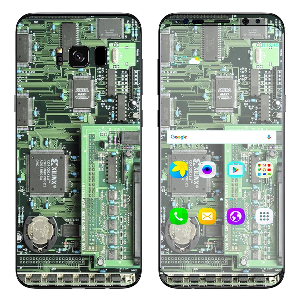 Skin Decal For Samsung Galaxy S8 Plus / Circuit Board - Walmart.com
