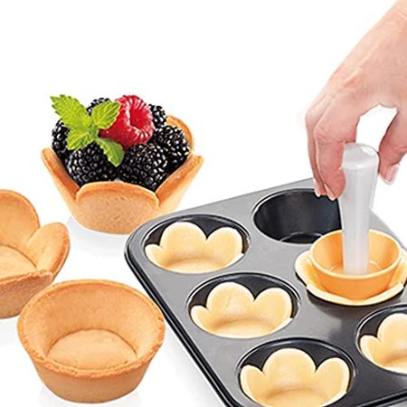 Pastry Dough Tamper Tart Shell Molds Tart Cutter Flower Shape Dough ...