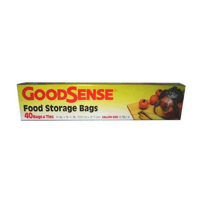 Webster Industries GDS24U40 PEC 40 Count Good Sense Food Storage Bag ...