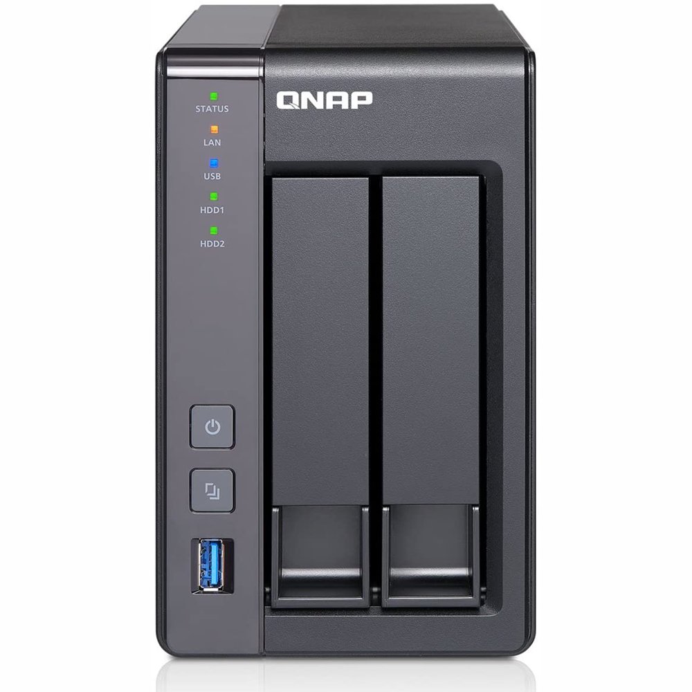 QNAP TS-251+ (8GB RAM VERSION) 2-Bay Next Gen Personal Cloud NAS ...