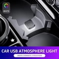 1pc Car Mini Usb Led Atmosphere Lights Car Interior Portable Lamp ...