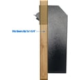 Locking Mailbox Drop Box with Rain Cover, Heavy-Duty Galvanized Steel ...