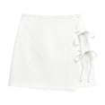 cfhntfmh Wrap Skorts for Women Mid Rise Side Tie Shorts Summer Tennis ...