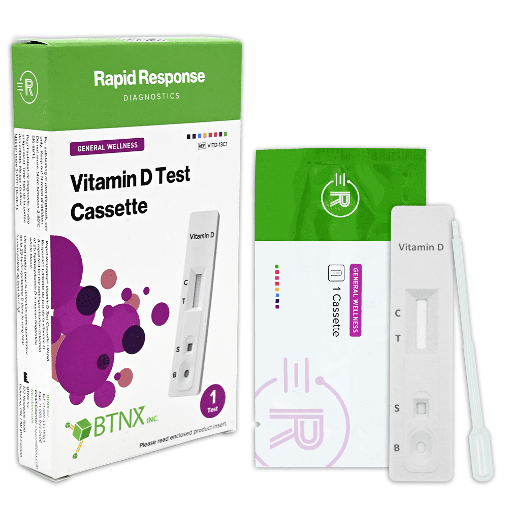 Click here for Rapid Response Vitamin D Test Cassette prices