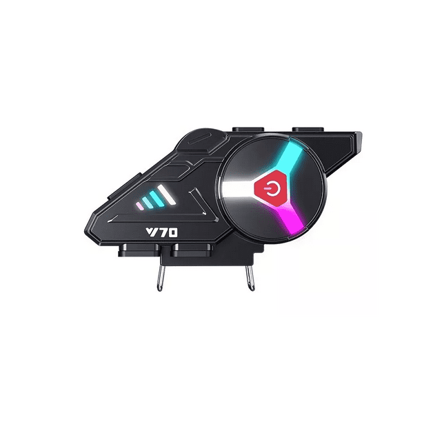 Auriculares para Casco de Moto BLOOSOM Y10-2x Pro Bluetooth Intercom V5 ...