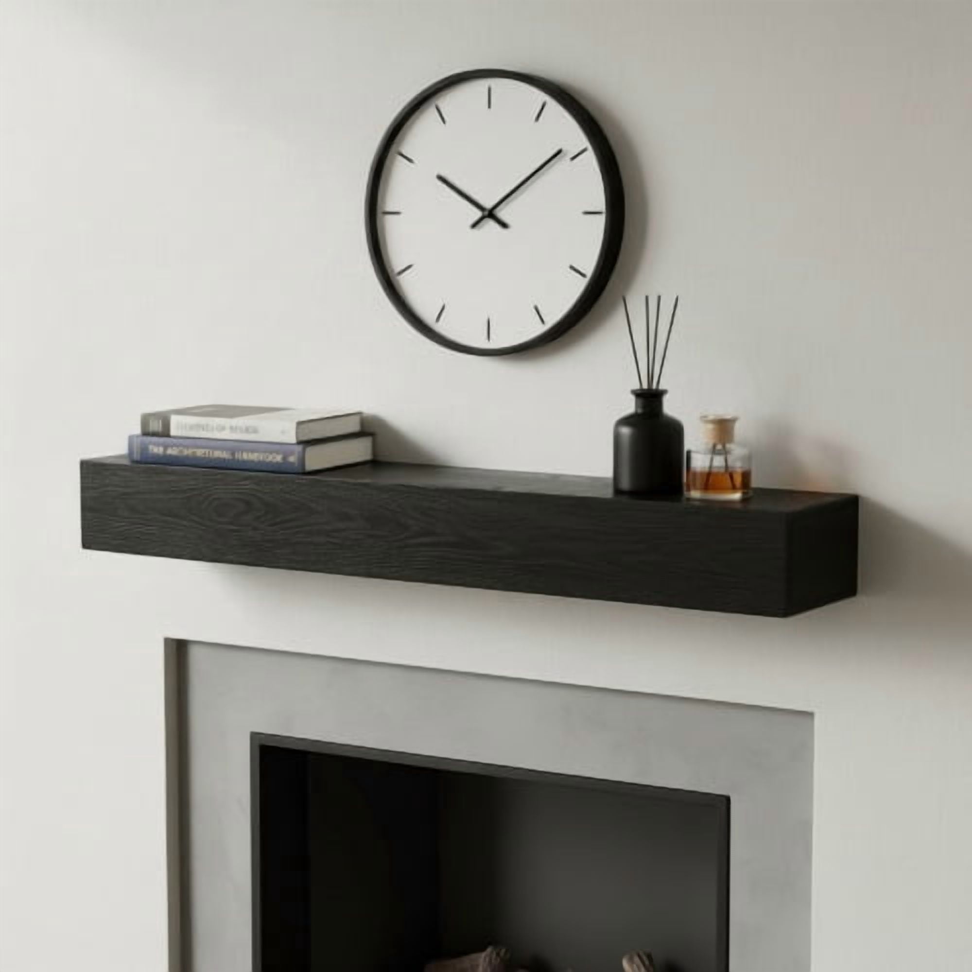 Click here for Haipeng 48 Embossed Fireplace Mantel Western Red C... prices