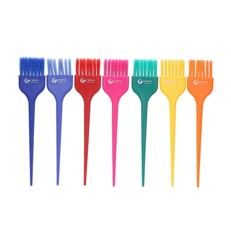 7 pcs Hair Coloring Combs Hair Dye Color Brush Set Salon Hair Coloring ...
