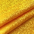 75x50cm Wheat Floral Pattern Damask Silk Satin Brocade Jacquard Fabric ...