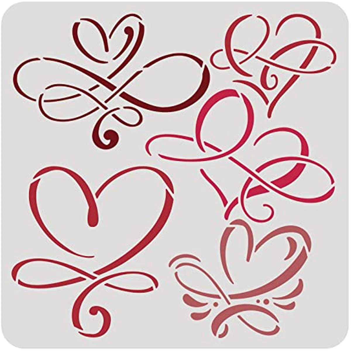 Spray Stencil Art Designs Love