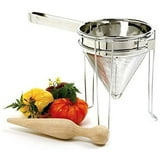 "Norpro Stainless Steel Chinois Strainer, Fine Mesh, With Stand and ...