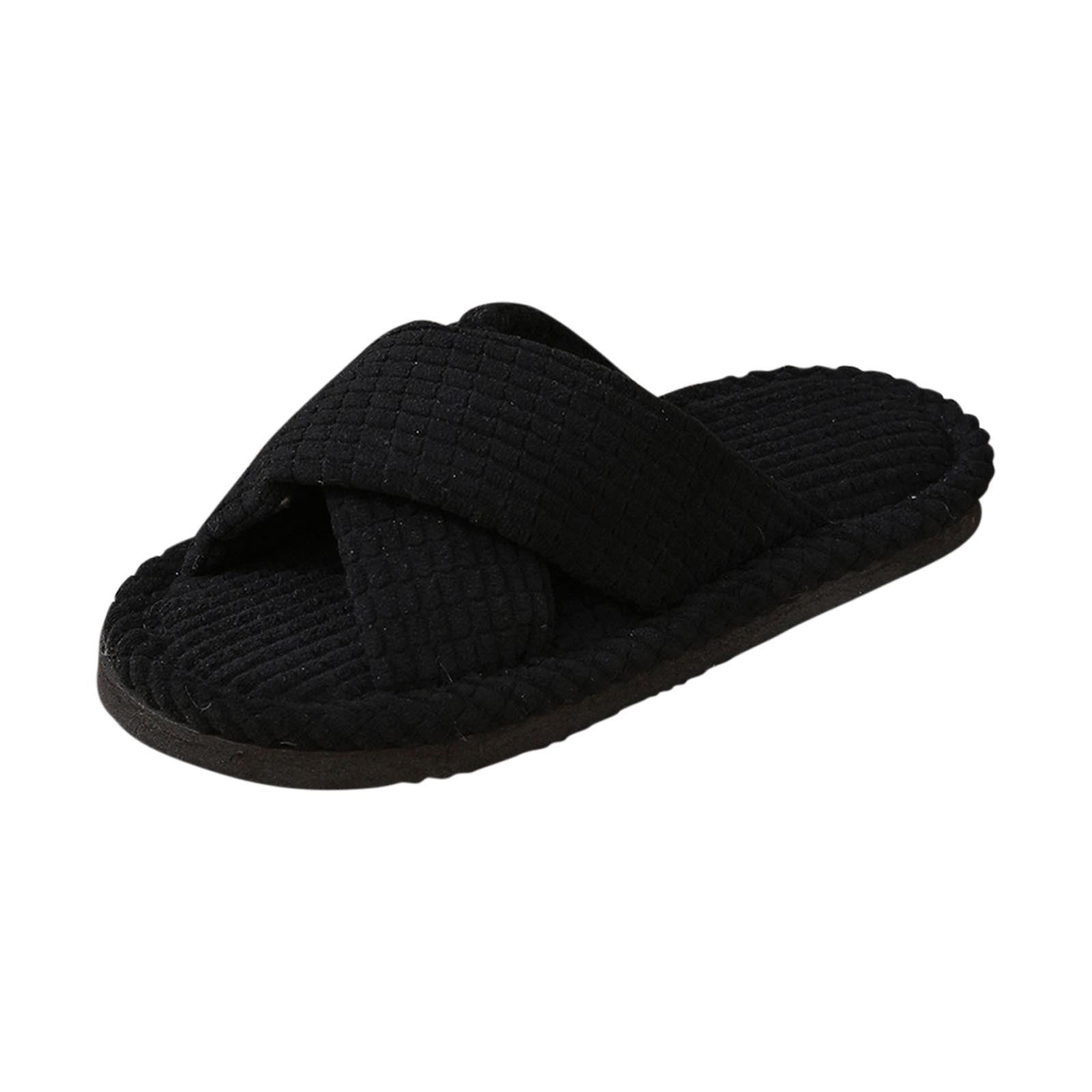 Click here for Yxmi Womens Slippers  Slip-On Crisscross Strap Hou... prices