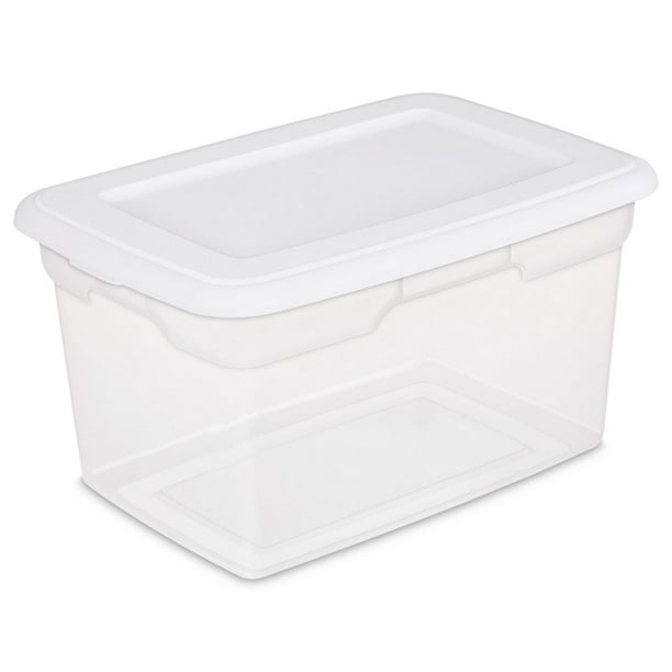 Sterilite 18.9 Liter White Storage Box, 18.9 Liter - Walmart.ca