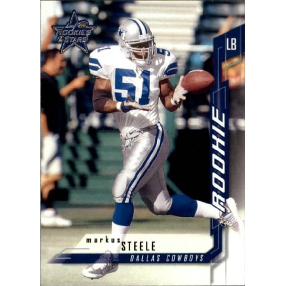 2001 Leaf Rookies and Stars #177 Markus Steele RC NFL Football Trading ...