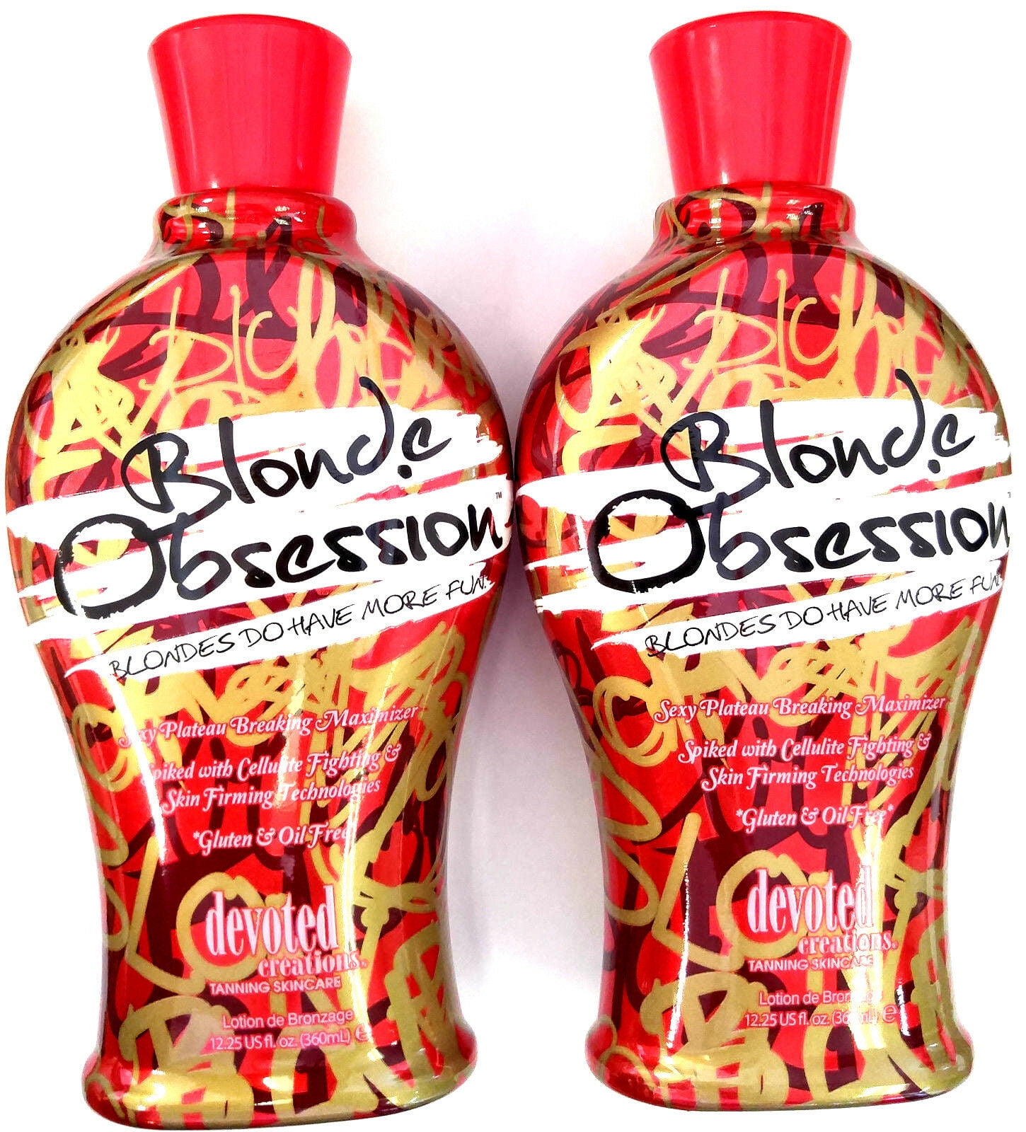 Lot of 2 Blonde Obsession Accelerator Tanning Lotion - Walmart.com