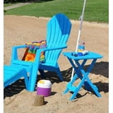 Adams Manufacturing Quick-Fold Side Table, Durable Resin, Outdoor ...