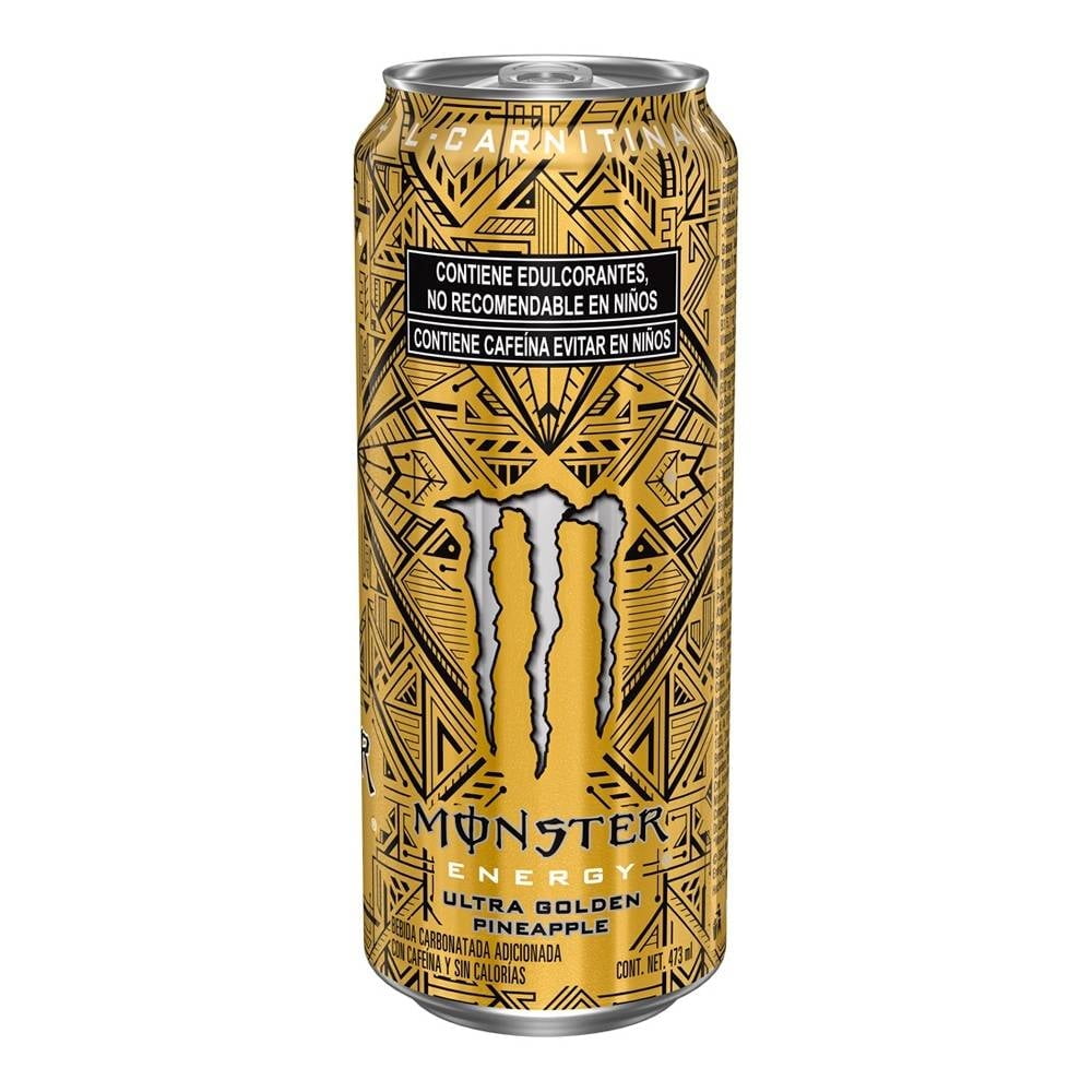 Bebida energética Monster energy ultra golden pineapple 473ml | Walmart ...