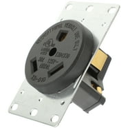 Park Power 150BBIWRV White 15 Amp Power Inlet - Walmart.com