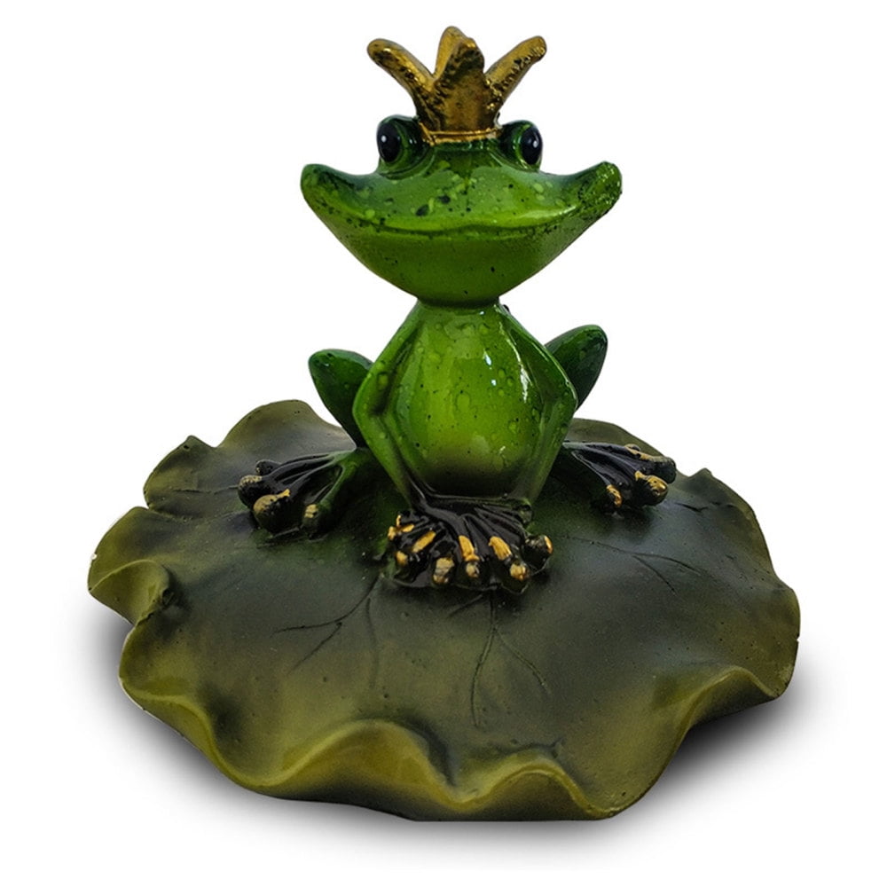 Pond Floating Animal Ornaments Realistic Frog Figures Pond Decoration ...