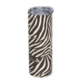 20oz Stainless Steel Mug Reusable Tumbler With Lid And Straw For Hot ...