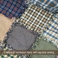 40+ Primitive Homespun Cotton Fabric 6" x 6" Pre-Cut Quilt Squares ...