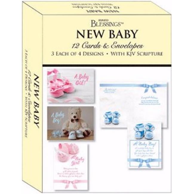 New Baby - Assorted Cards, Box of 12 - Walmart.com - Walmart.com