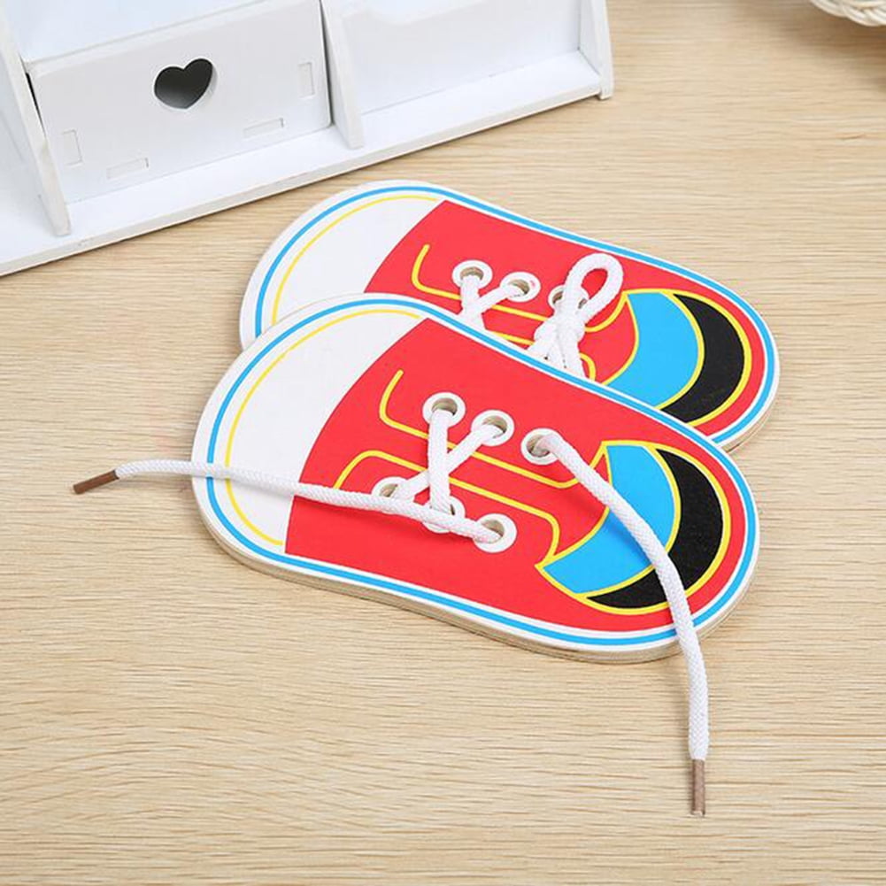 Click here for Flmtop Wooden Threading Lacing Shoes Training Boar... prices