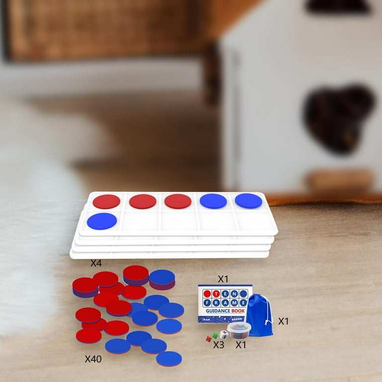 Ten Frames Set Math Games Manipulatives For Early Math, 57% OFF