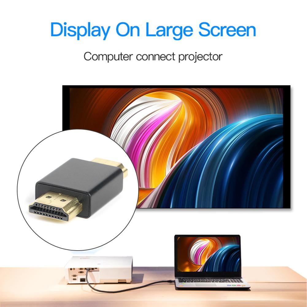 Male to Male HDMI-compatible Adapter 19 Pin Type A Extender for HDTV ...