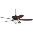 Casa Vieja Montego 60" Industrial Rustic Ceiling Fan, LED Lamp Fixture ...