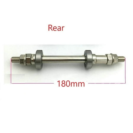 Bike Wheel Hub Axle Front Rear Solid Shaft Lever Solid Spindle Shift ...