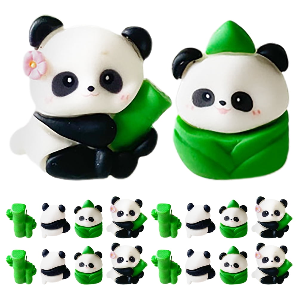 40 chinchetas decorativas con forma de panda para fotos, mapas, notas ...