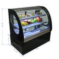 TECHTONGDA Countertop Refrigerated Cake Showcase Bakery Display Cabinet ...