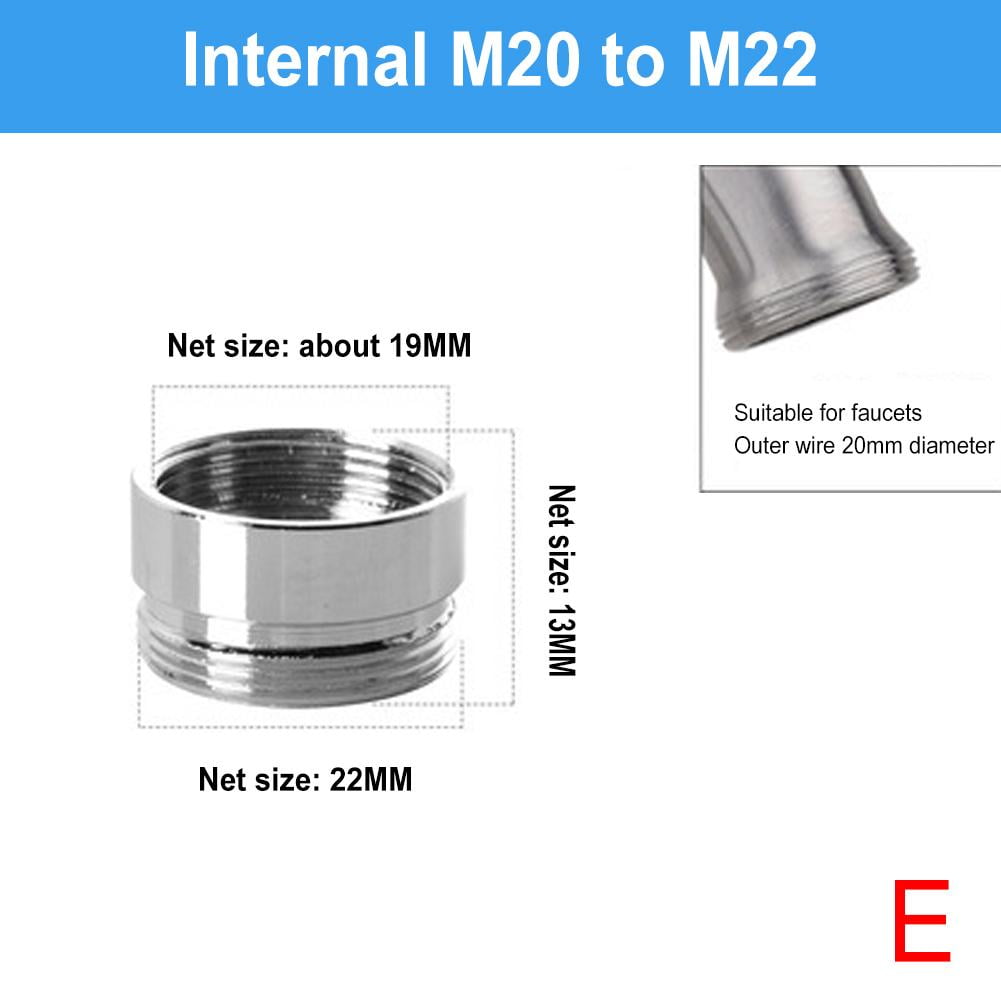 Faucet Adapter Kit Brass Aerator Adapter Set Male / Female Faucet ...